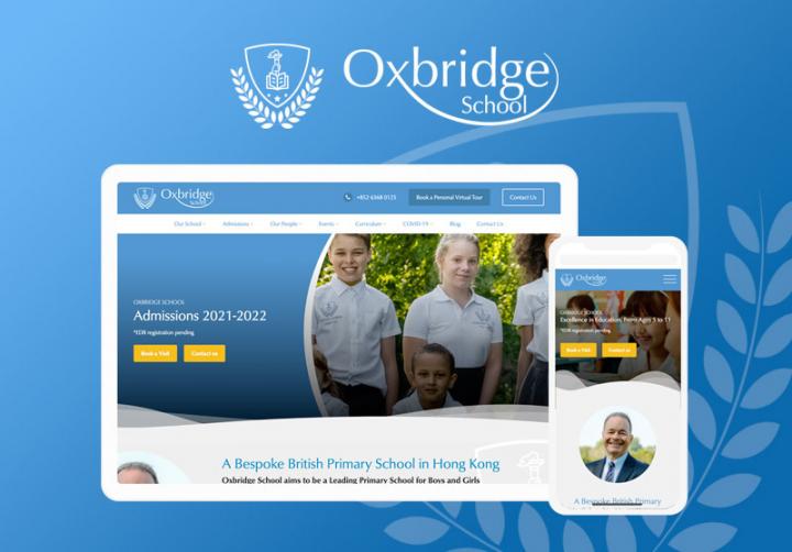 Responsive website for international school - Oxbridge School: Edward ...