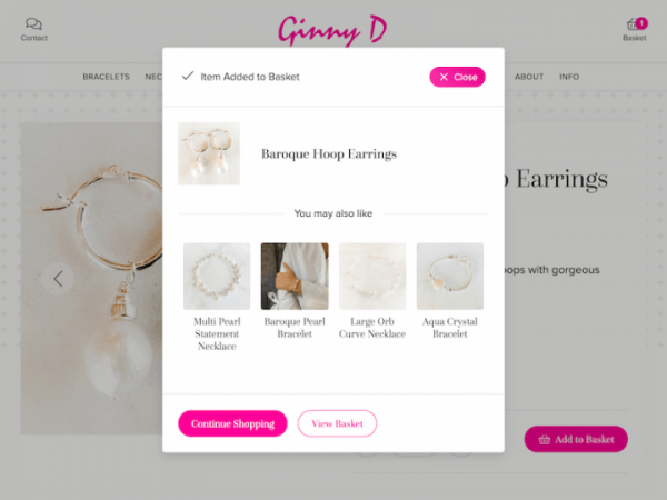 Website for jewellery maker - Ginny D: Edward Robertson