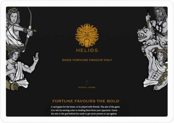 Website for Allan Saint Maximin - Helios Area: Edward Robertson