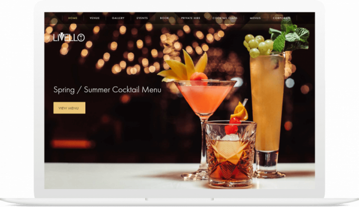 Website for bar and late night venue in Newcastle - Livello: Edward ...
