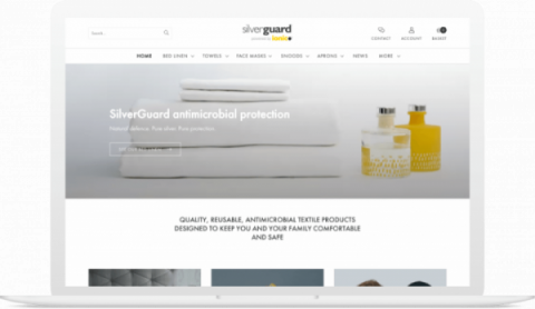 Website for face mask manufacturer - Silverguard: Edward Robertson