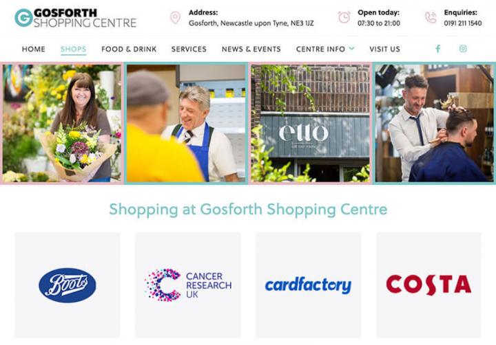 Website for a shopping centre in the heart of Gosforth - Gosforth ...