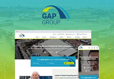 Website for leaders in waste processing and logistics - GAP Group UK ...